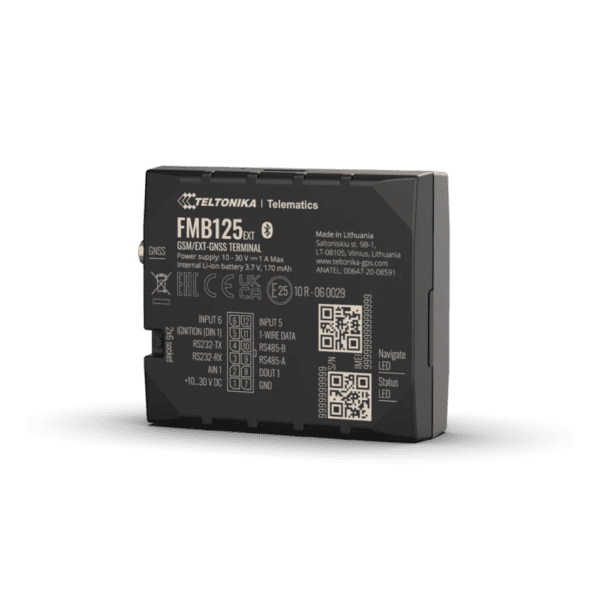 Rastreador Vehículos Teltonika FMB125 - Dual SIM, Bluetooth